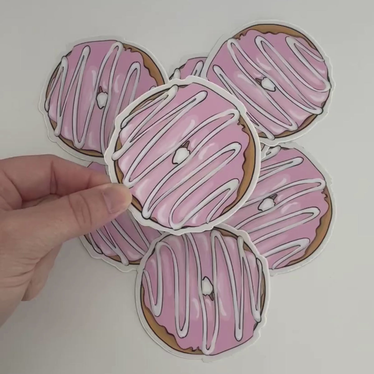 Pink Glaze Donut Sticker | Own Your You